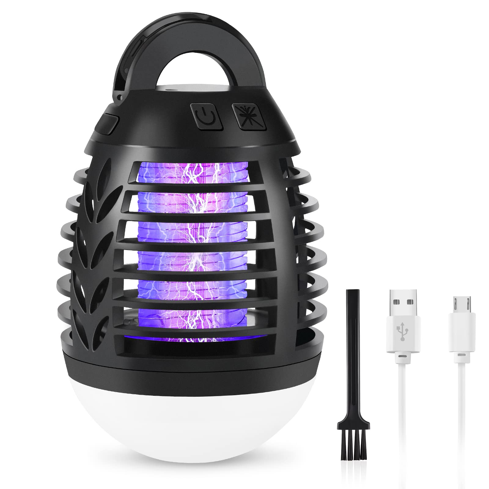 PRODCA Bug Zapper for Indoor & Outdoor, Rechargeable Mosquito Trap ...