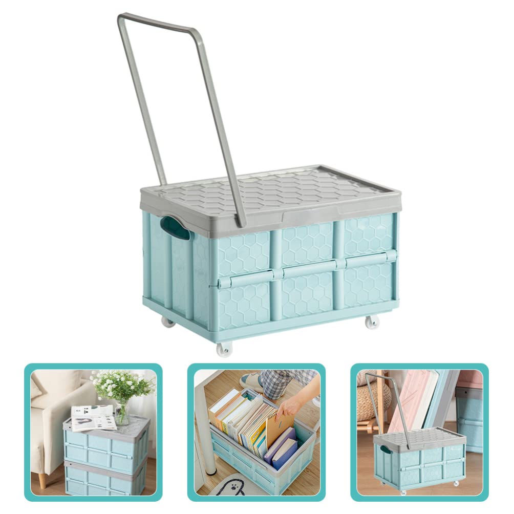 Ipetboom Storage Box with Wheels Collapsible Storage Box Storage Basket ...