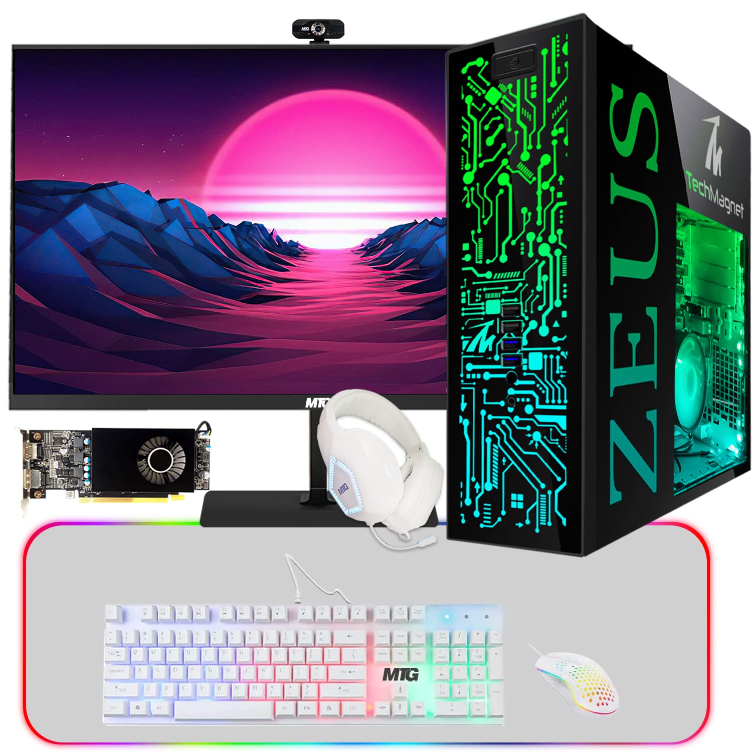 Gaming Desktop PC, Intel i5 6th Gen, TechMagnet Zeus Pro 6, RX 550 ...