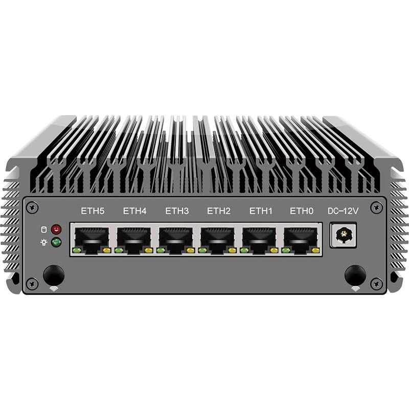 CWWK J6412 six Network Ports i226 2.5G Soft Routing Mini Host 12th ...