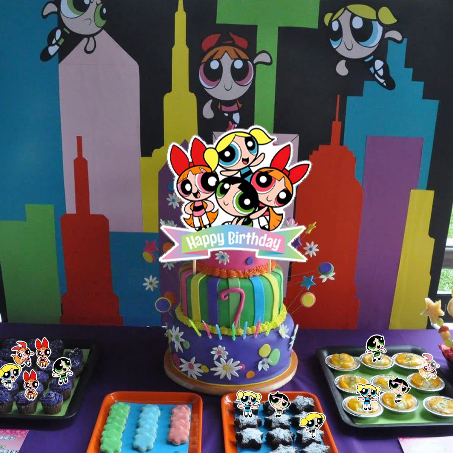 Powerpuff Girls Birthday Party Decoration, Powerpuff Girls Include ...