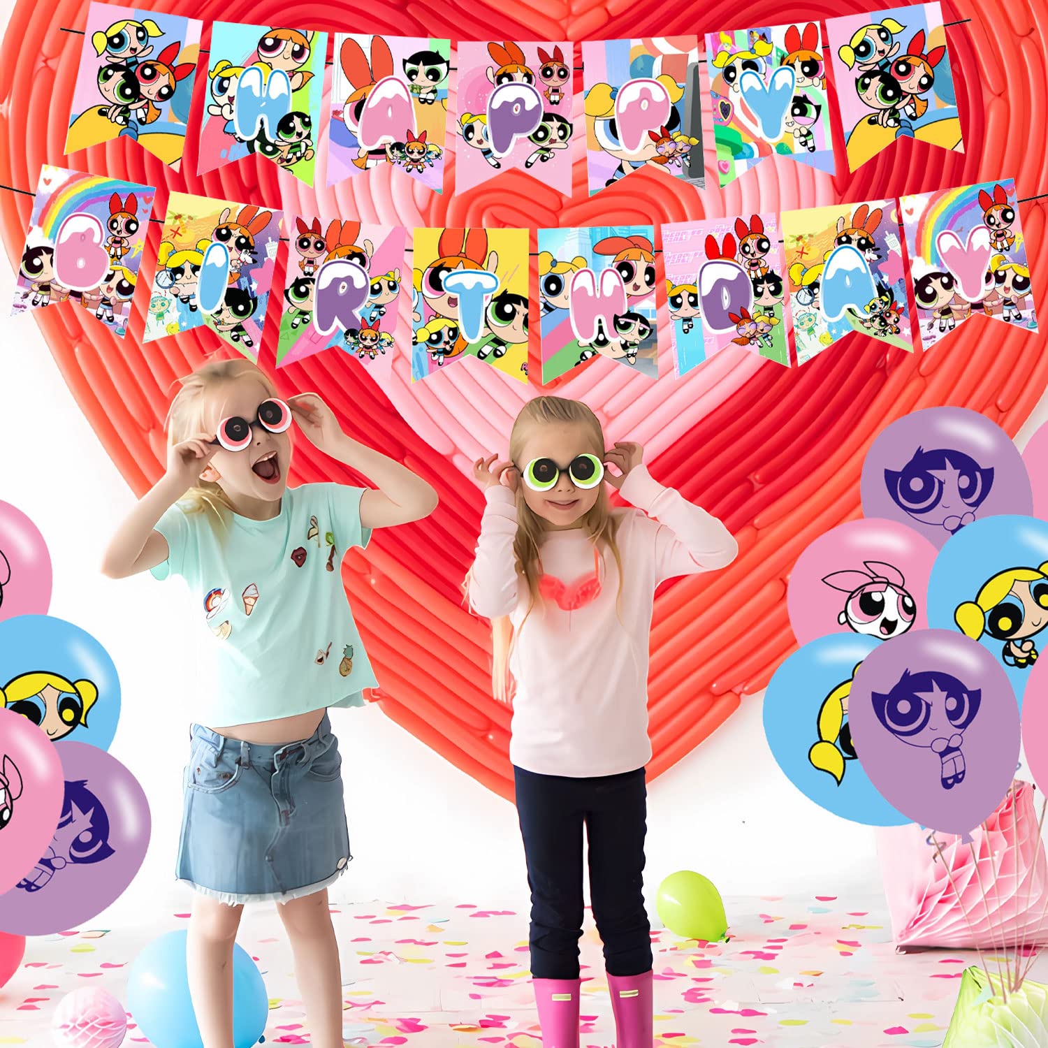 Powerpuff Girls Birthday Party Decoration, Powerpuff Girls Include ...