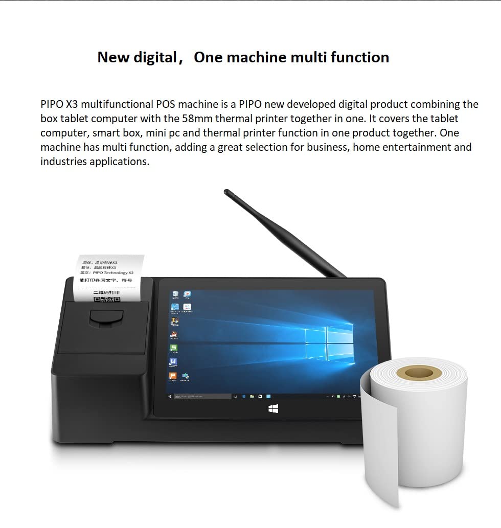 POS Thermal Printer, Tablet Computer, tablette, PIPO X3 Mini PC POS ...