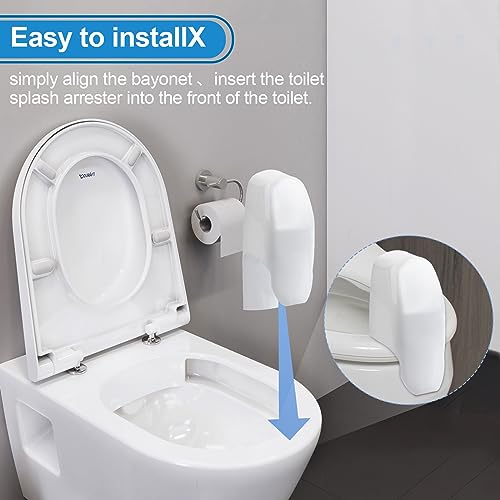Toilet Splash Guard for Directs Urine Home Care Disability Elevated and ...