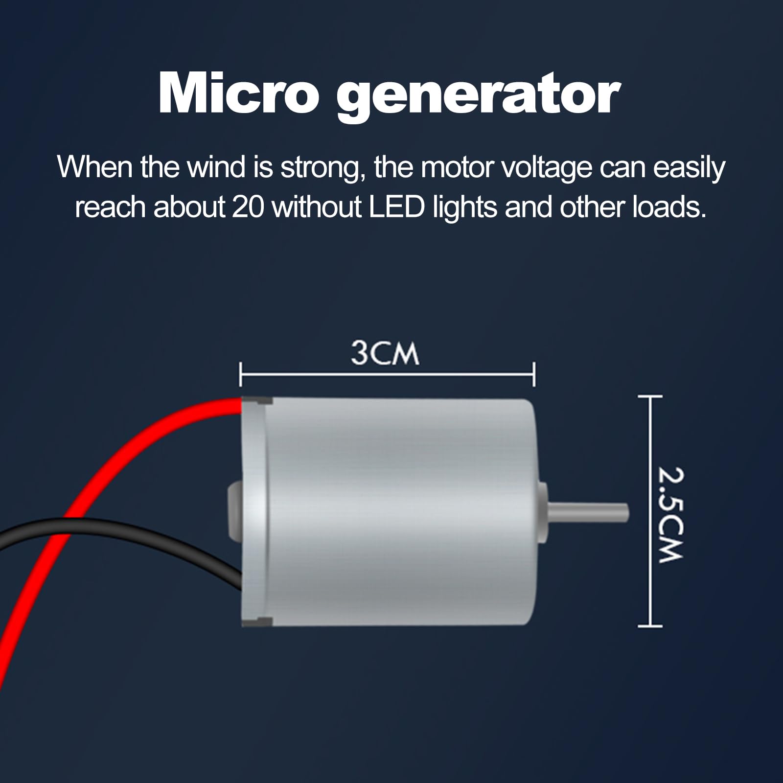 9 Set Mini Generator Motors DC Motor, Micro Wind Turbine Generator Kit ...