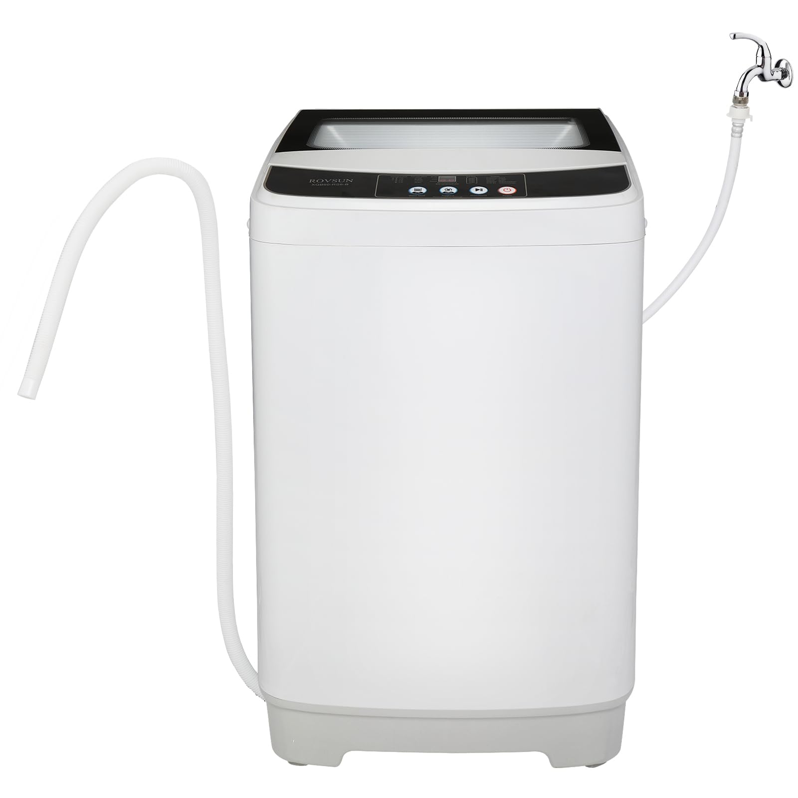 LEADZM 13lbs Portable Washing Machine, Full-Automatic 1.32cu.ft Washer ...