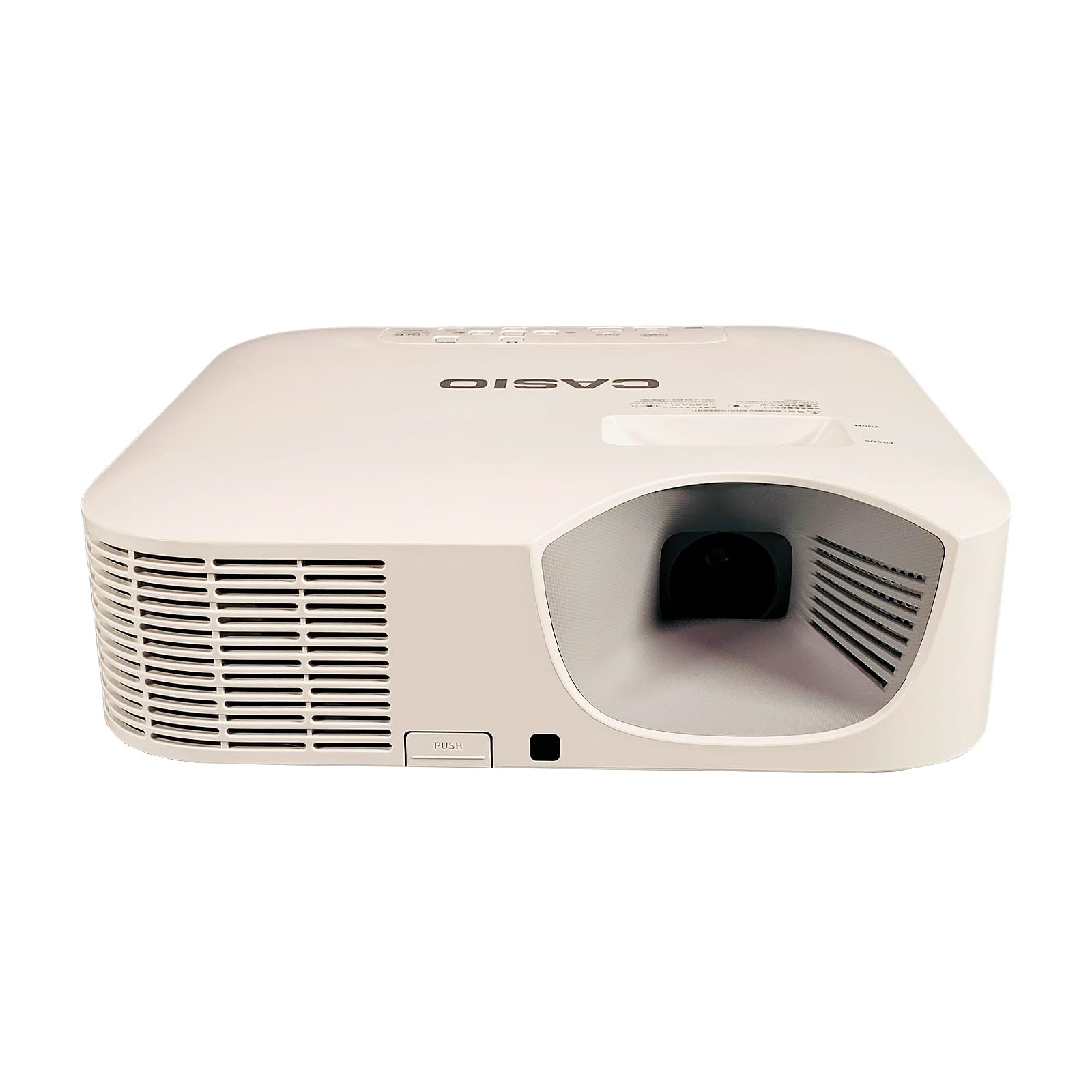 Casio XJ-F20XN DLP Projector 3300 ANSI Laser/LED Hybrid Crestron HDMI LAN, bundle: Remote ...