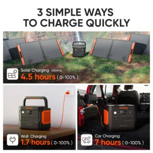 Jackery 1000 Plus Solar Generator, 1264Wh Portable Power Station with ...