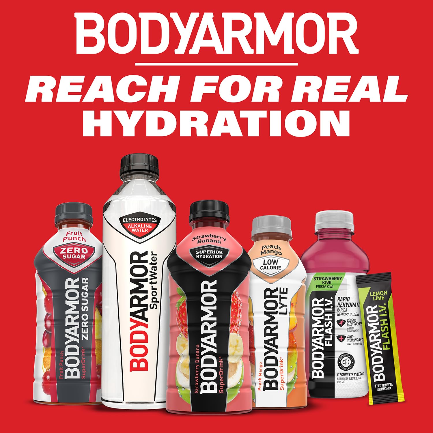 BODYARMOR Sports Drink Variety Pack, Coconut Water Hydration, Natural ...