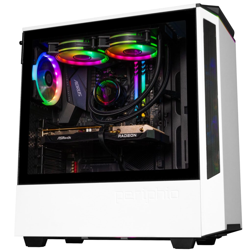 Periphio Castle Prebuilt Gaming PC - AMD Ryzen 5 4600G CPU (4.2GHz ...