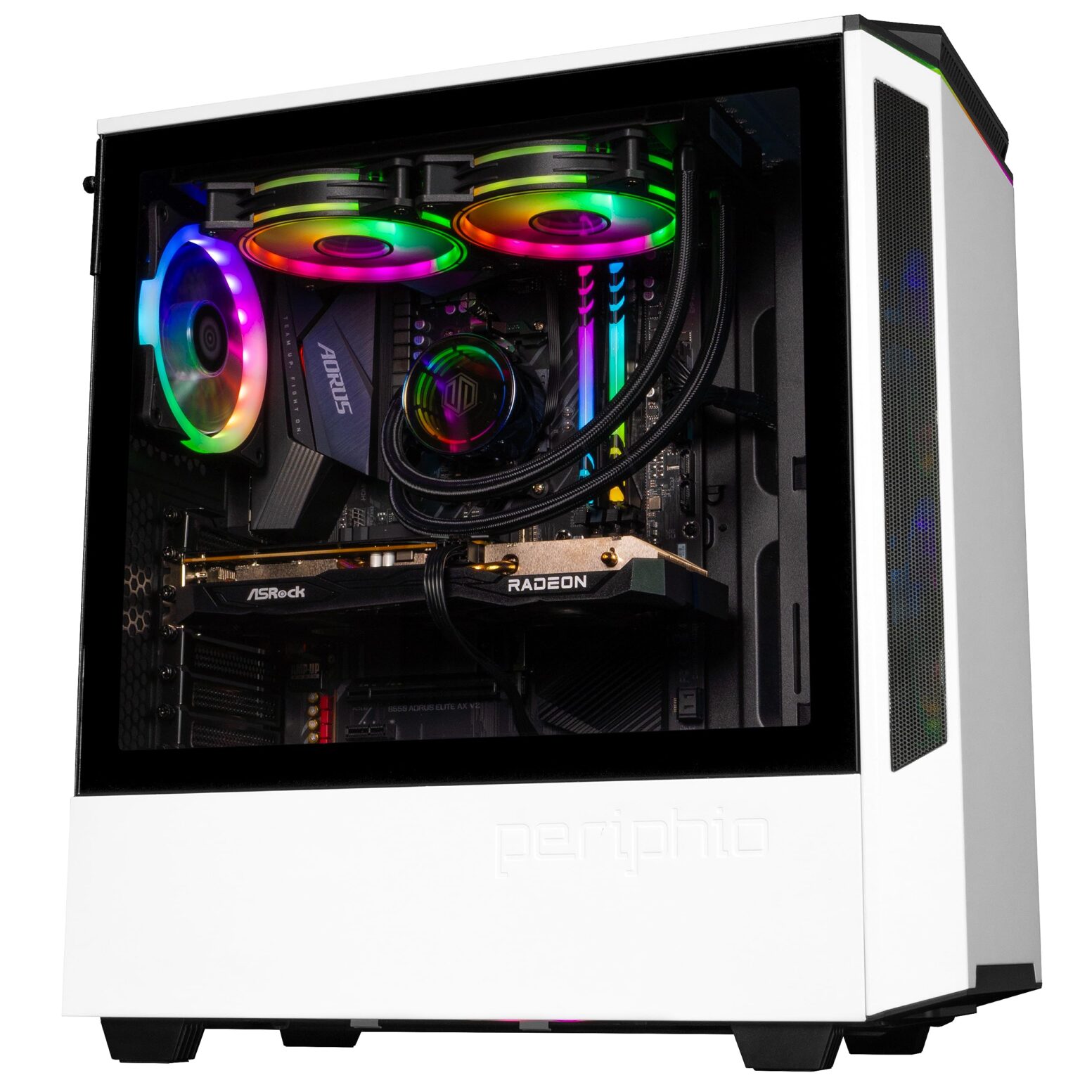 Periphio Castle Prebuilt Gaming PC - AMD Ryzen 5 4600G CPU (4.2GHz ...