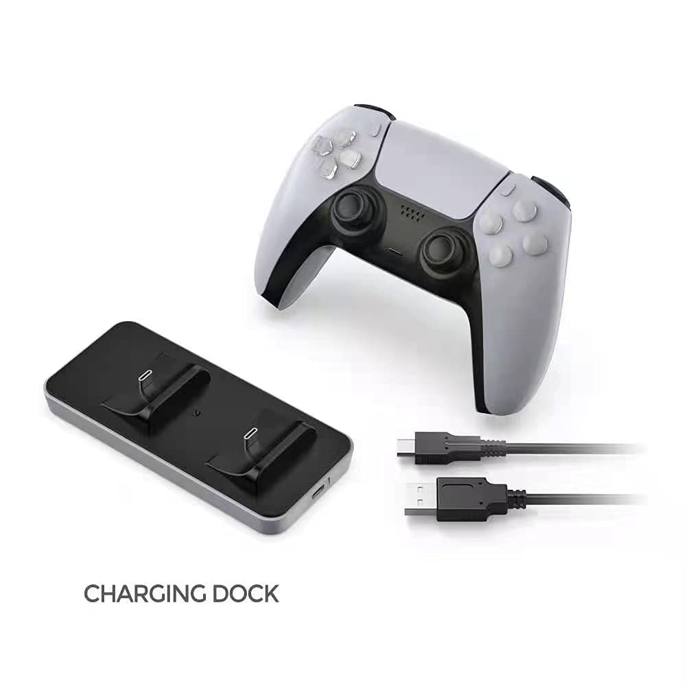 ECHZOVE PS5 Pro Controller Charger, PS5 Dual Sense Controller Charging ...