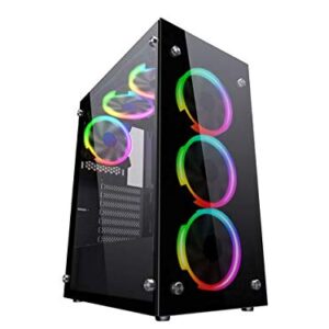 Raidmax i4 Series ATX Desktop Gaming Computer Case USB 3.0 Tempered ...