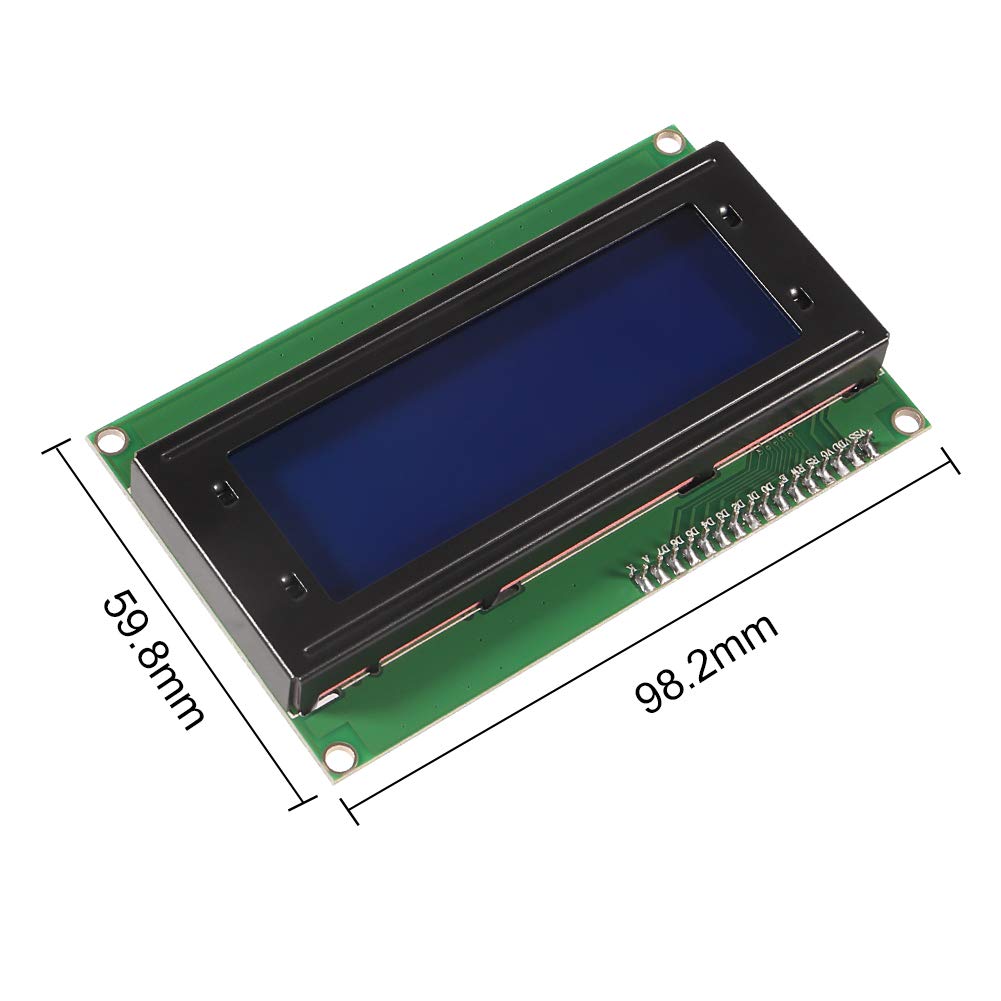 ALMOCN IIC I2C TWI Serial 2004 20x4 LCD Display Module with I2C ...