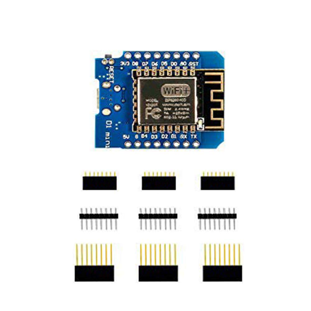 ACEIRMC 6pcs ESP8266 D1 Mini WiFi Dev Board ESP-12 ESP-12F NodeMcu Mini Module for WeMos Lua 4M ...
