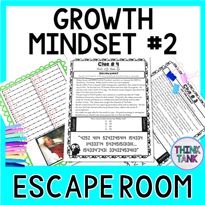 Growth Mindset #2 Escape Room — 🛍️ The Retail Market