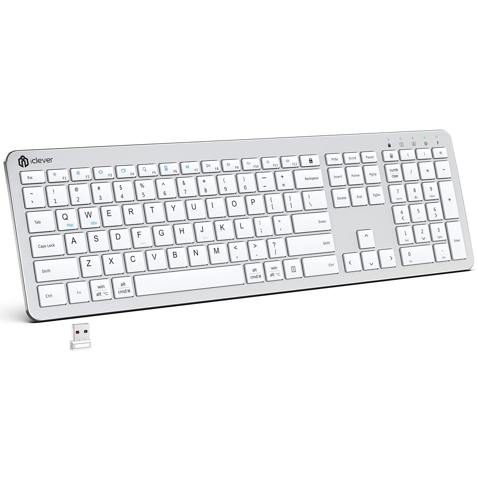 iClever GK08 Wireless Keyboard and Mouse - Ultra Slim Keyboard and ...