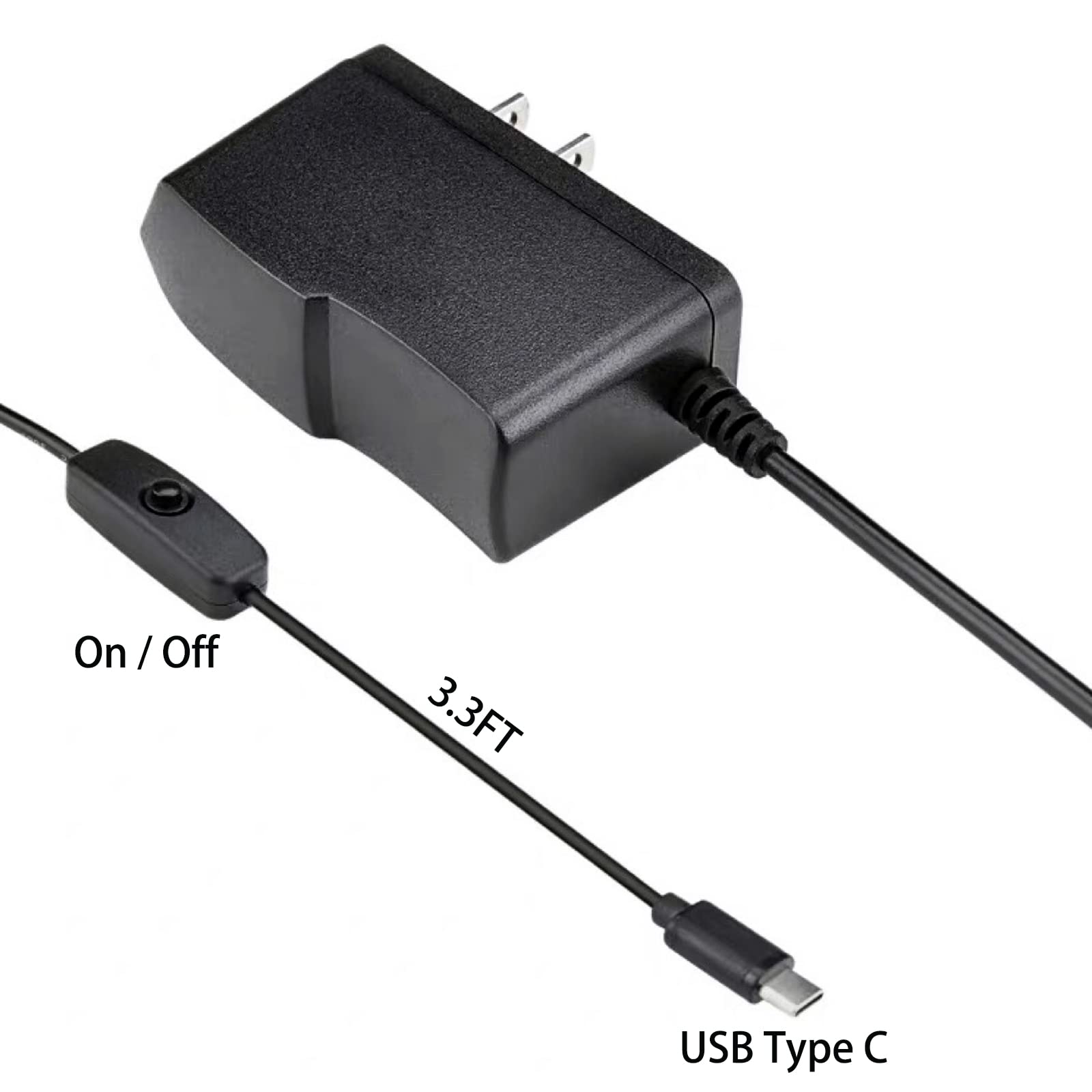 5V 3A 2.5A Raspberry Pi 4 Pi 3 Power Supply for Pi 4 Model B 1GB 2GB ...