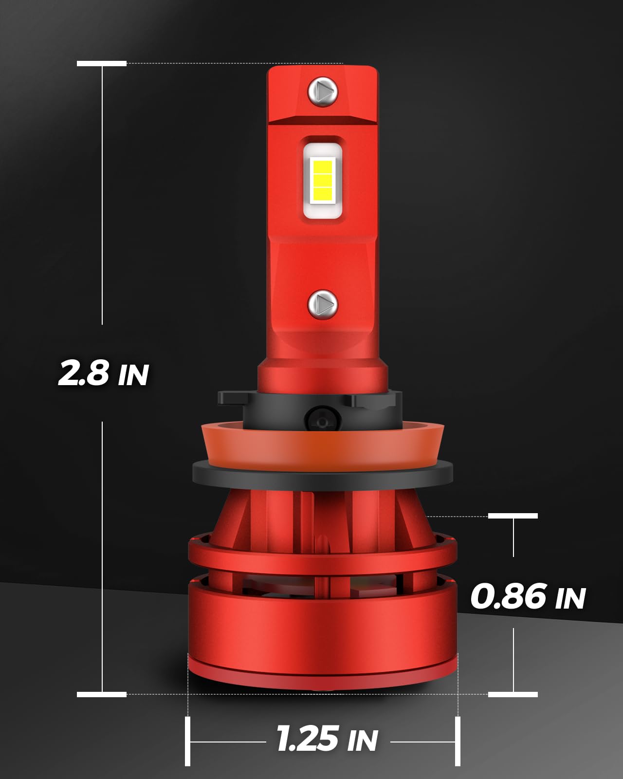 Torchbeam 9005/HB3 H11/H8/H9 Light Bulbs Combo, 𝟒𝟒𝟎𝟎𝟎 𝐋𝐌, 𝟖𝟎𝟎% 𝐁𝐫𝐢𝐠𝐡𝐭𝐞𝐫 ...