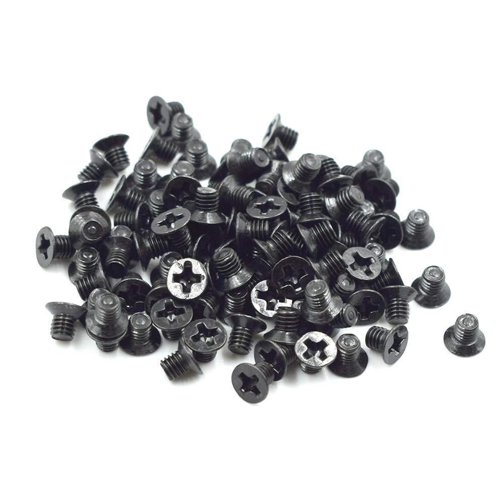 Hxchen M3 x 4mm Screws Replacement Black for Laptop Hard Drive - (100 ...