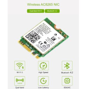 Wireless-AC8265 Dual Mode AC8265 Wireless NIC Module for Jetson Nano ...