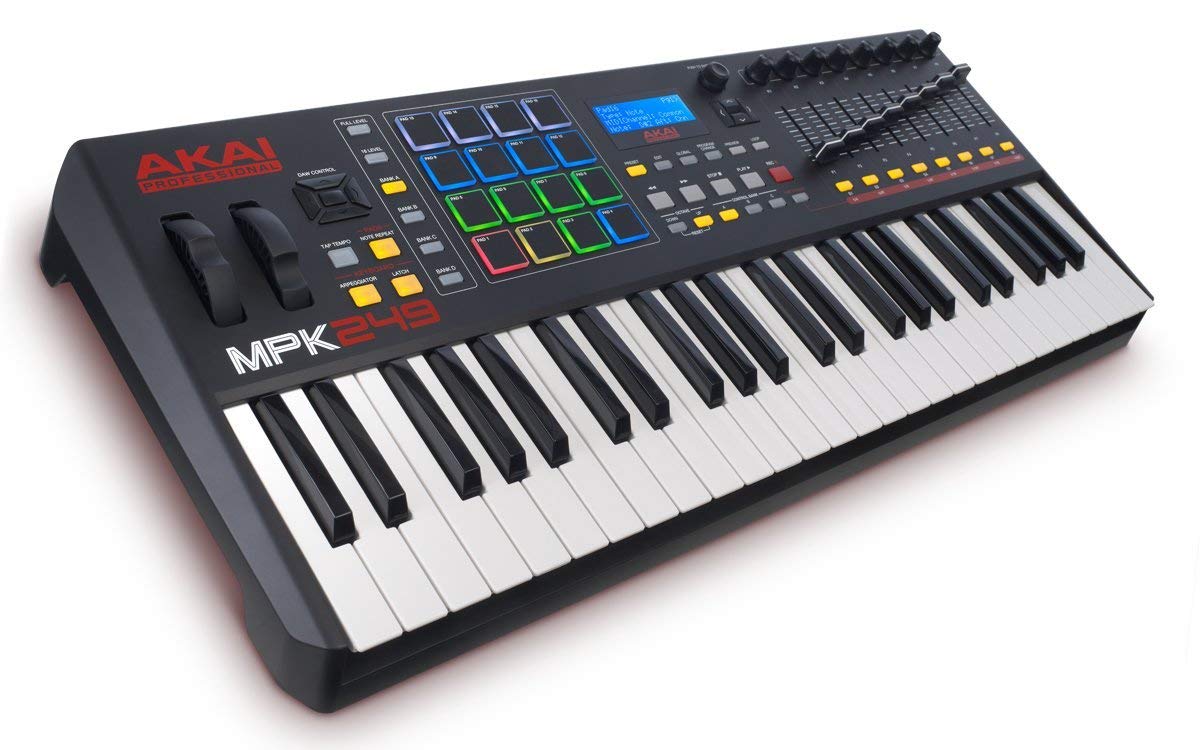 Akai Professional MPK249 | 49-Key Semi-Weighted USB MIDI Keyboard ...
