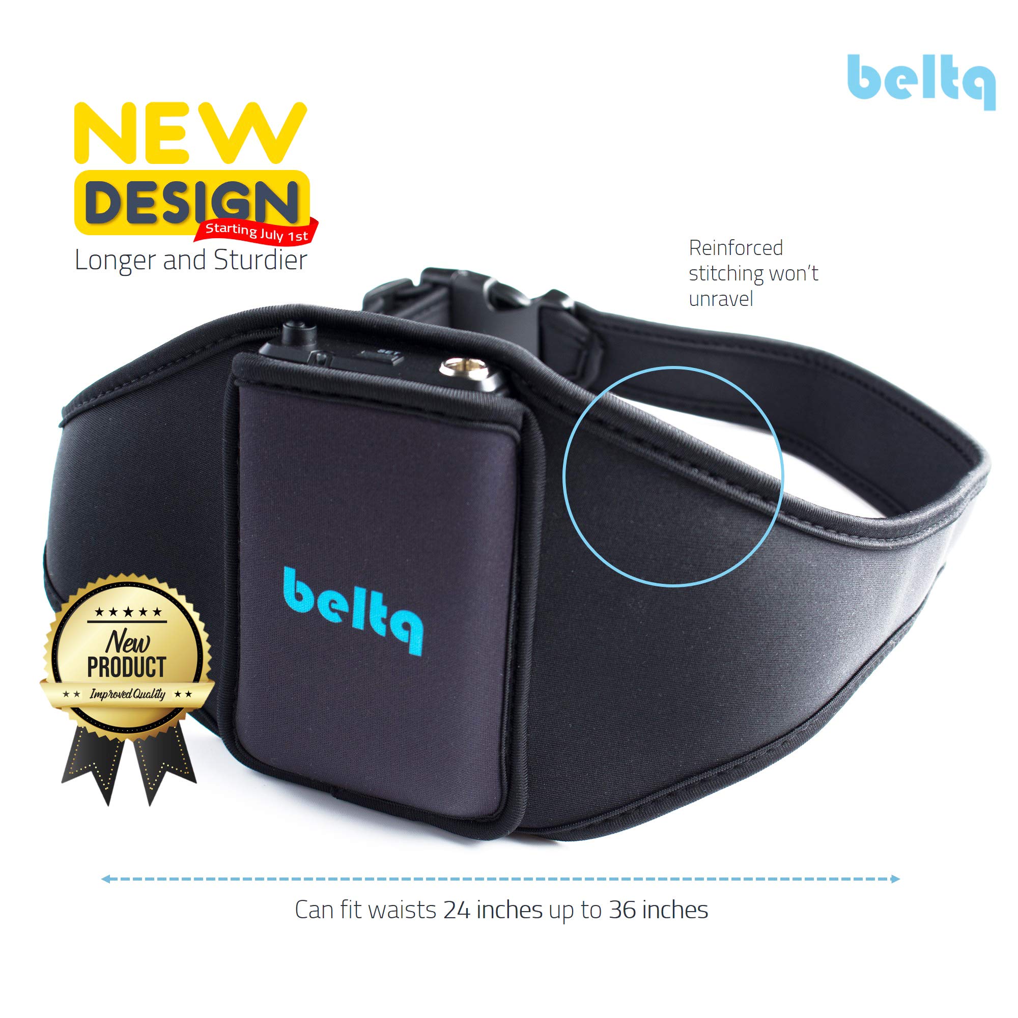 Microphone Belt/Mic Belt by Beltq Black Carrier Belts for Microphone ...