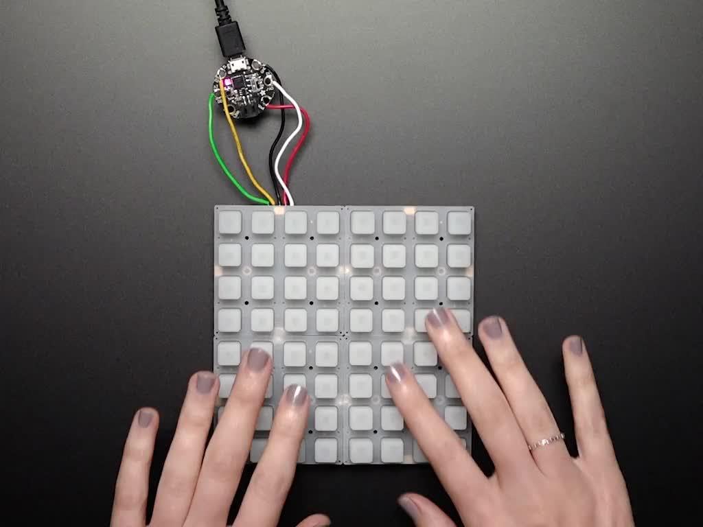Adafruit NeoTrellis RGB Driver PCB for 4x4 Keypad (3954) — 🛍️ The ...