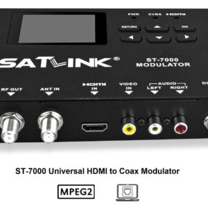 SatLink ST-7000 HDMI to RF Digital Modulator/Encoder Delivers 1080p ...