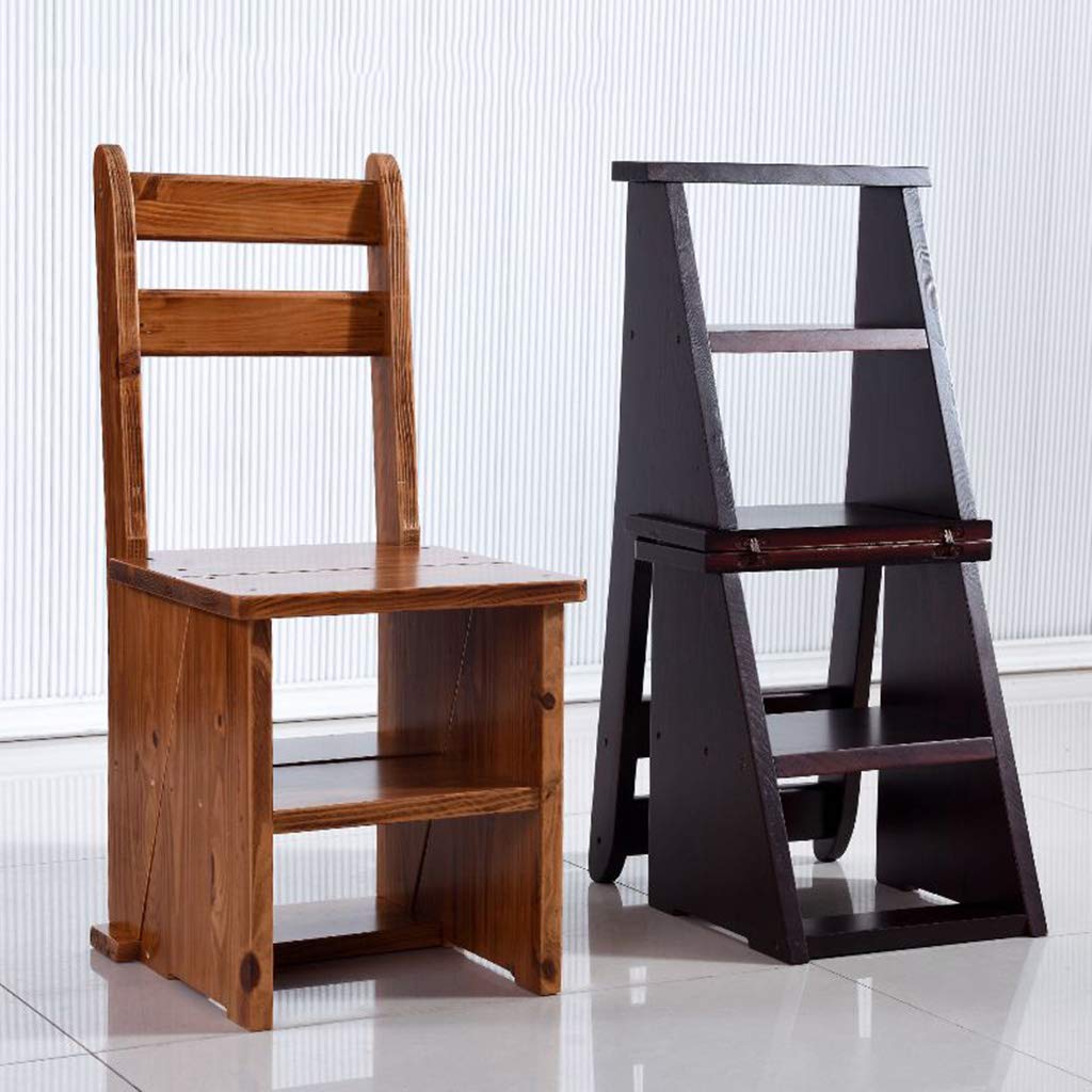 Step Stool Wooden Step Stool for Kitchen, Bathroom, Closet Step Stool ...