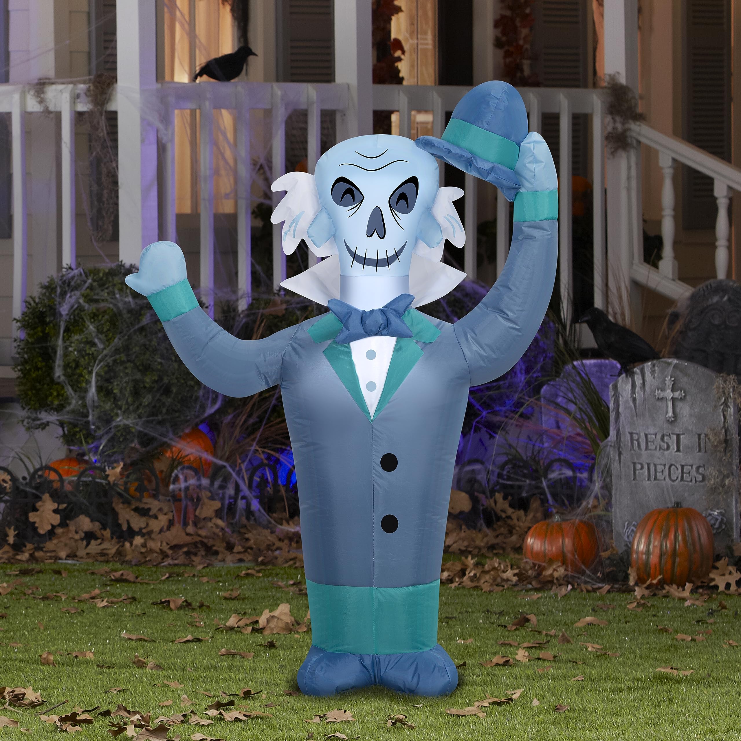 Airblown Inflatable Haunted Mansion Hitchhiking Ghosts Disney Halloween ...