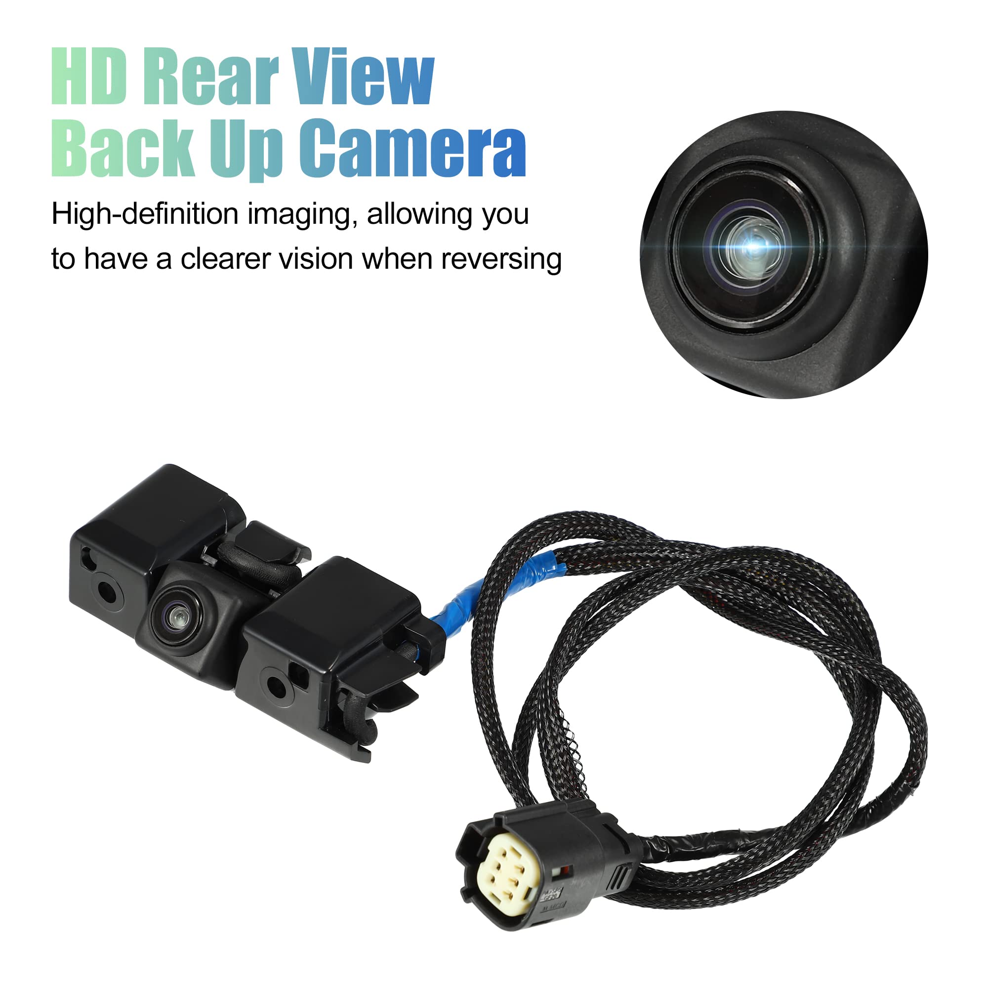 X AUTOHAUX Rear View Back Up Camera Rear Park Assist Reverse Camera ...
