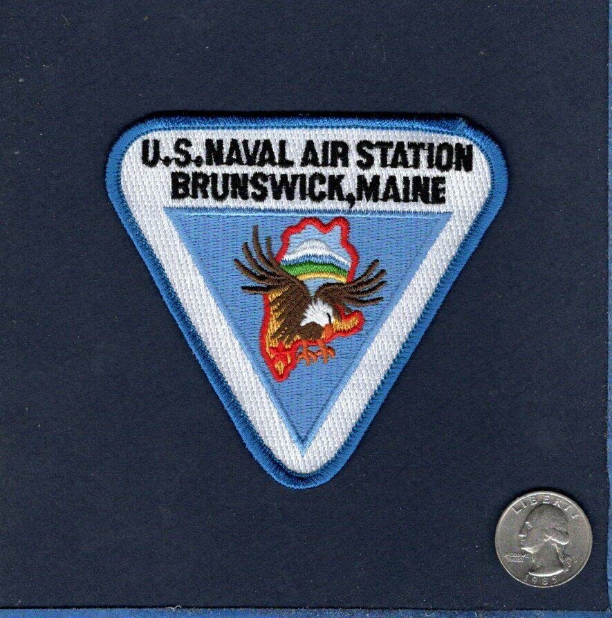 Army Patches USA - NAS Naval Air Station Brunswick Maine US Base ...