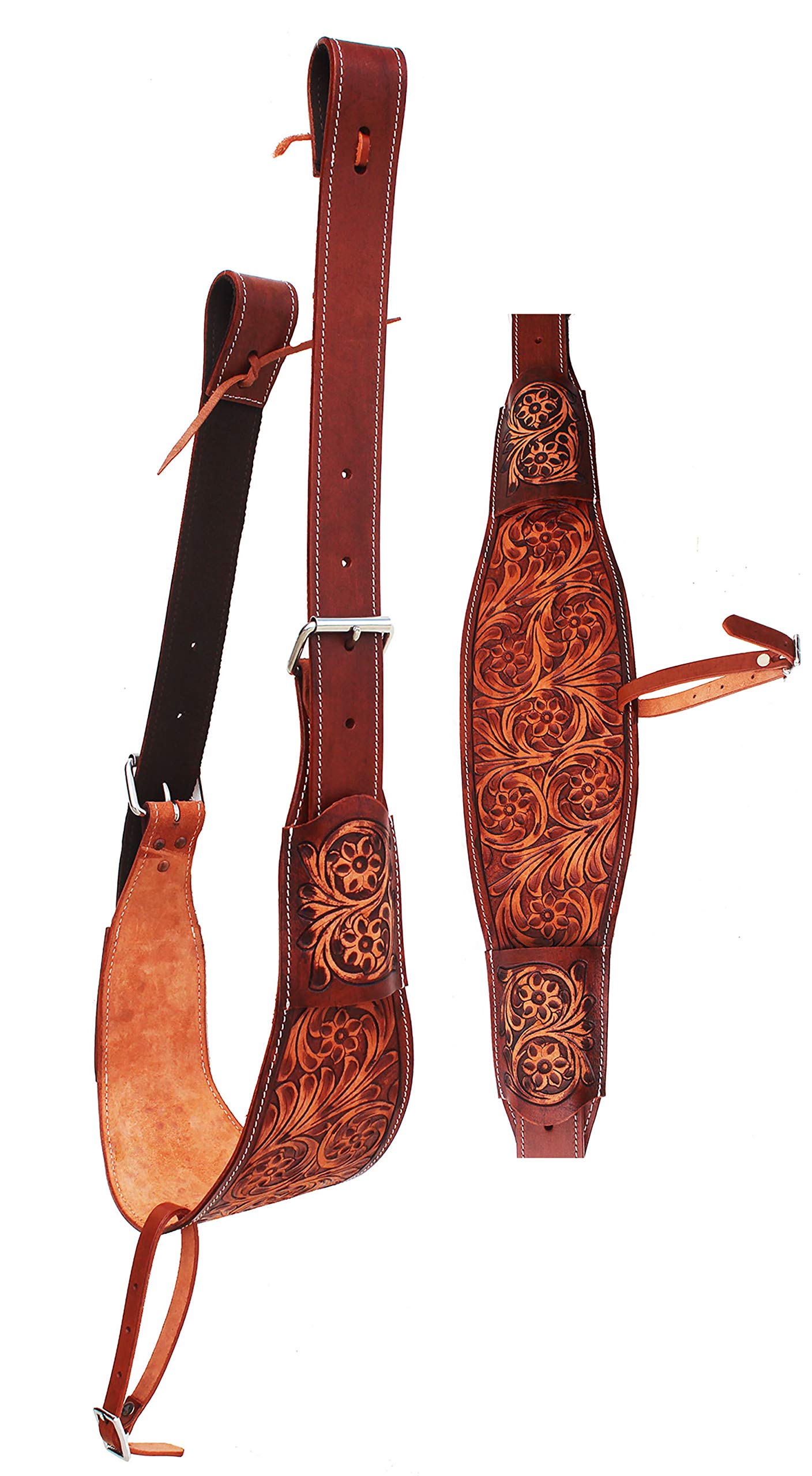 Shop and Save on CHALLENGER Horse Western Floral Tooled Leather Rear ...
