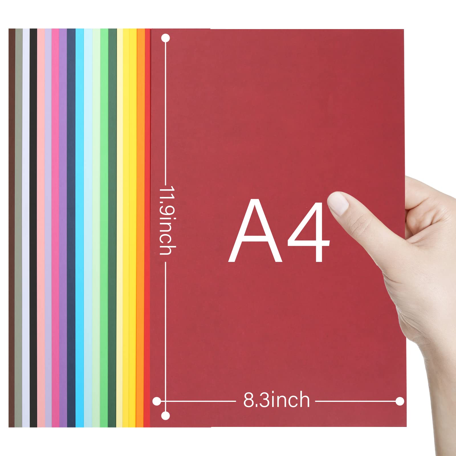 Shindel Heavyweight Construction Paper, Premium Cardstock Heavyweight ...