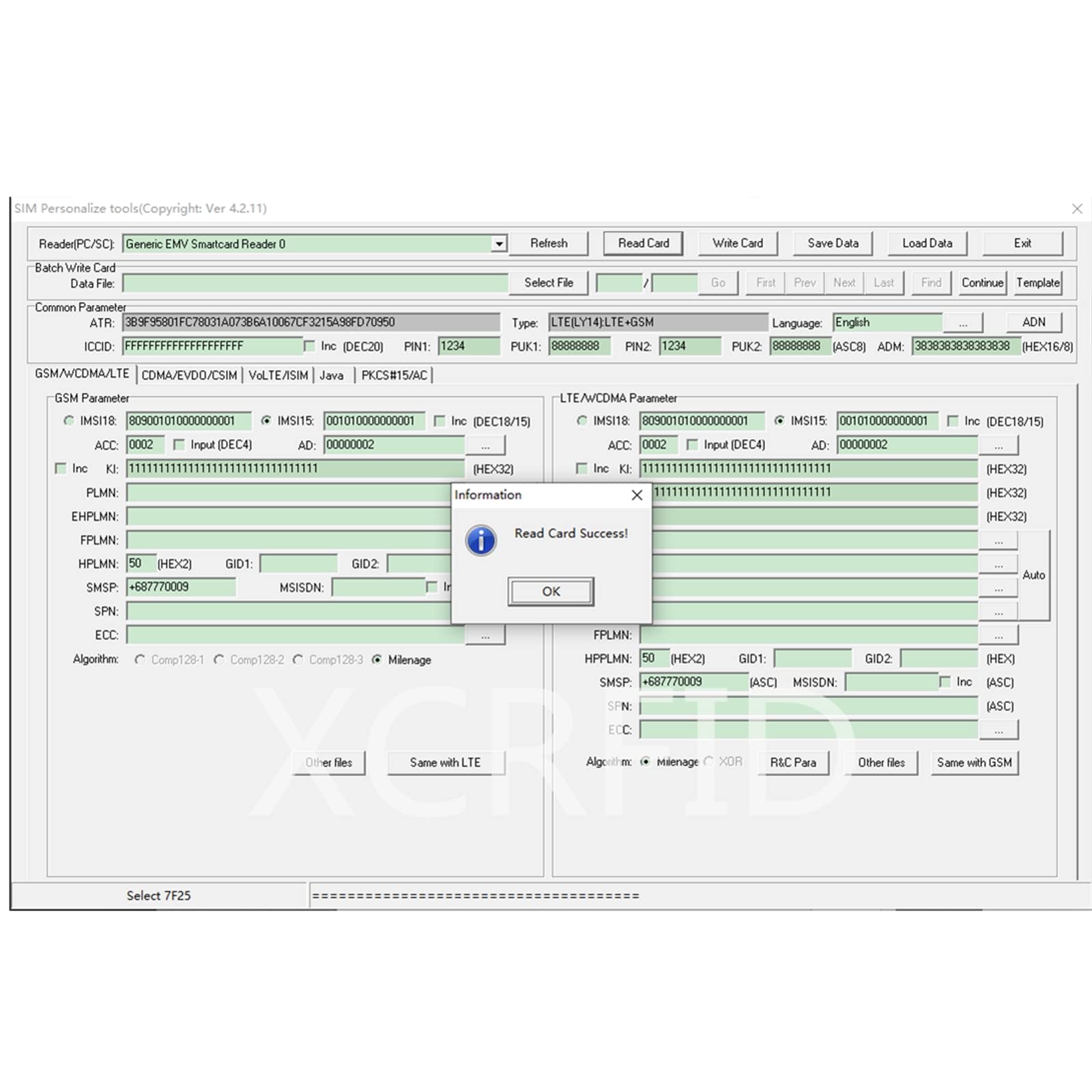 MCR3516 SIM Reader Writer Mini Nano Micro 2FF, 3FF, 4FF SIM Card +5pcs ...