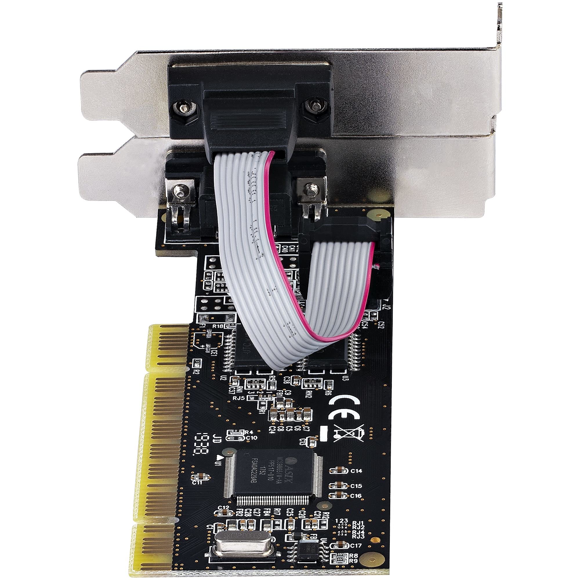 StarTech.com 2-Port PCI RS232 Serial Adapter Card - PCI Serial Port ...