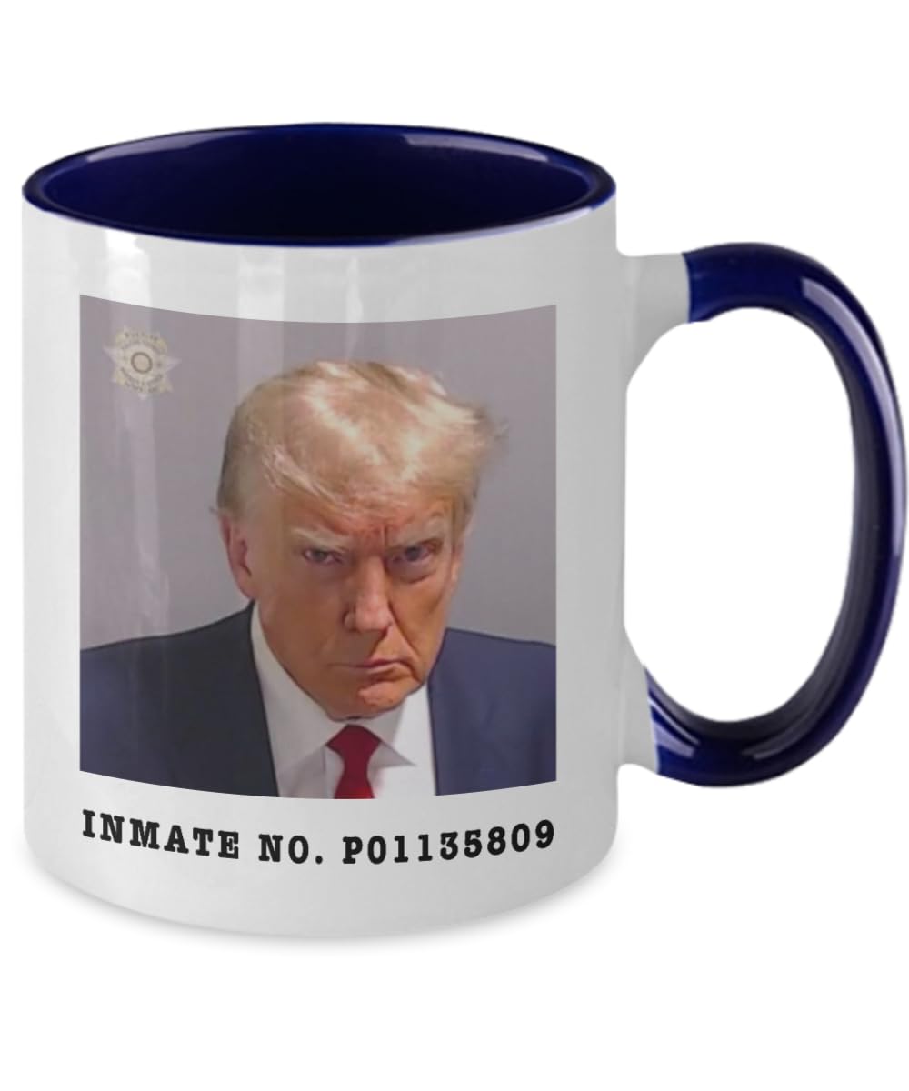 Cute But Rude Donald Trump Mugshot Mug Election 2024 Coffee Cup Inmate ...