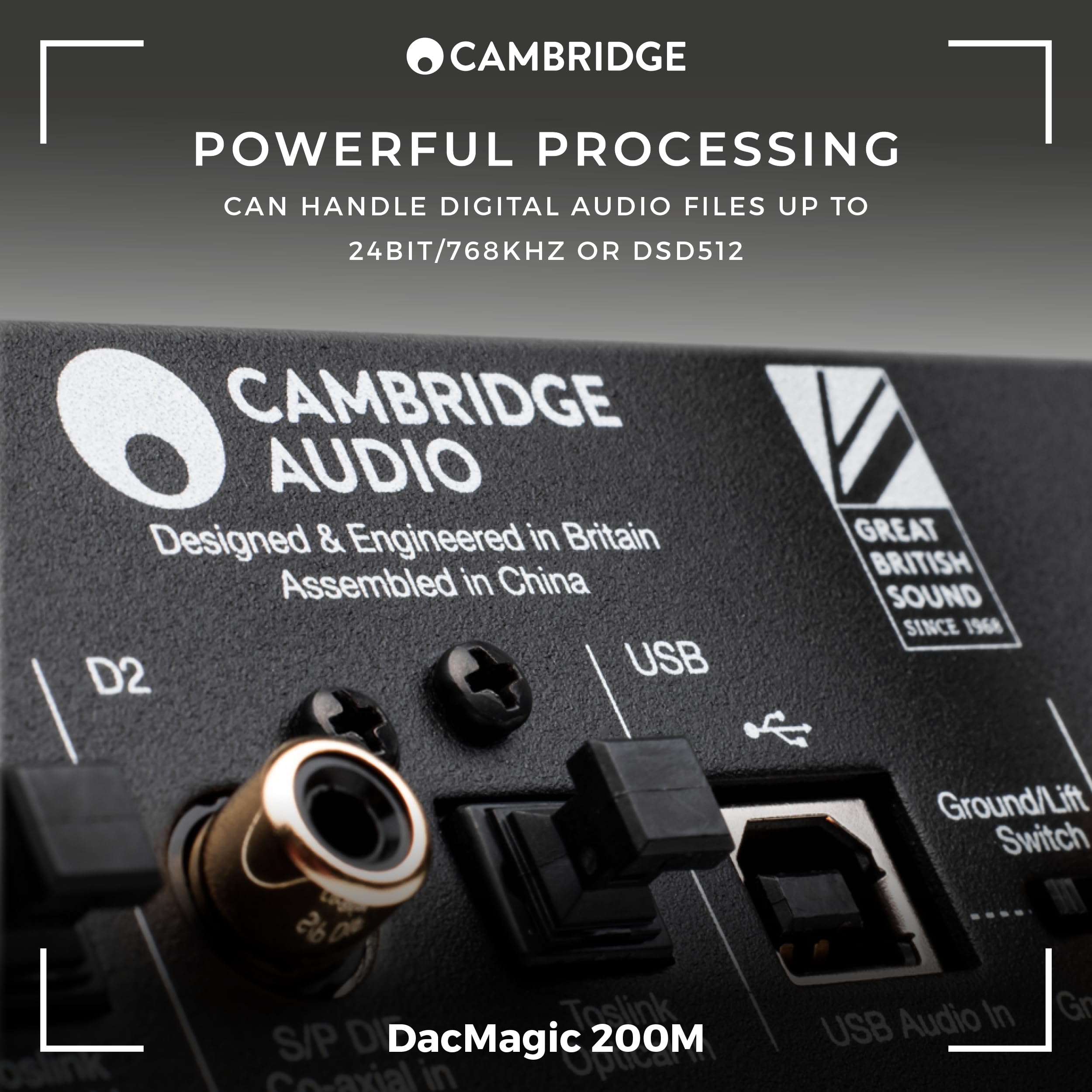 Cambridge Audio DacMagic 200M - MQA HiFi DAC and Headphone Amplifier with Bluetooth - PC/MAC ...