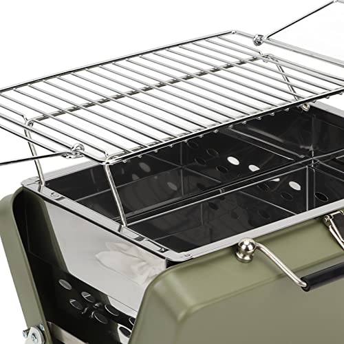 Folding Barbecue Grill Portable,Charcoal Grills Portable Charcoal Grill, Non Stick Easy ...