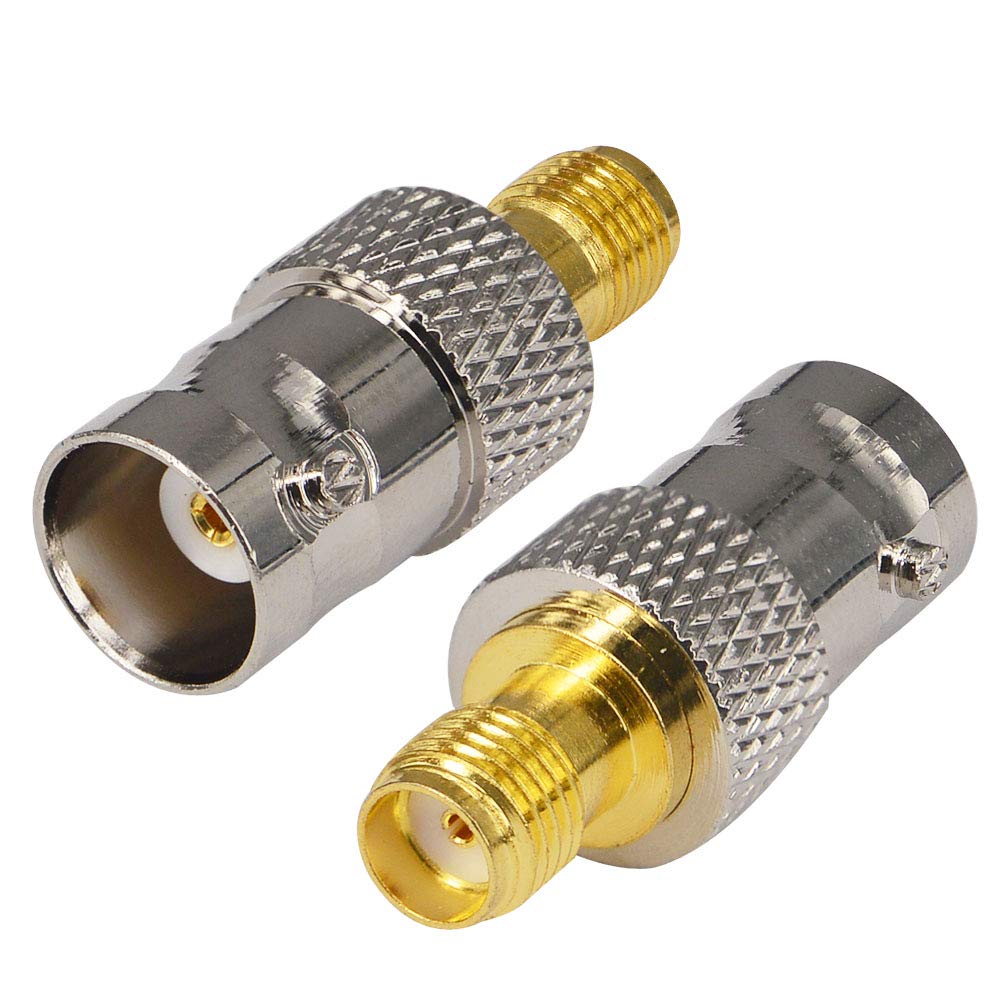 onelinkmore SMA to BNC Digikey Coax Adapters Connection BNC Female to SMA Female Coax Antenna ...