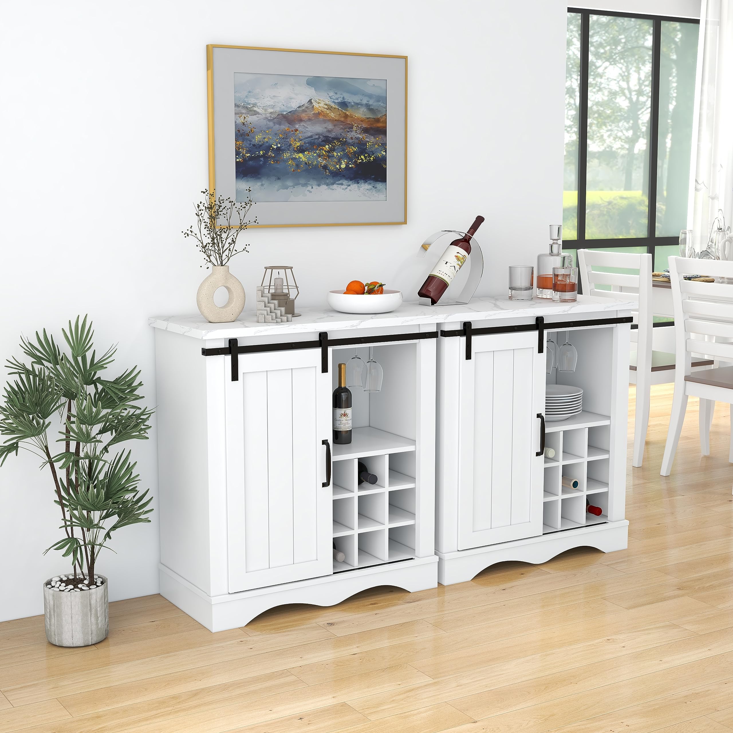 scolyk Wine Bar Cabinet with Storage Coffee Bar Cabinet Wine Cabinet ...