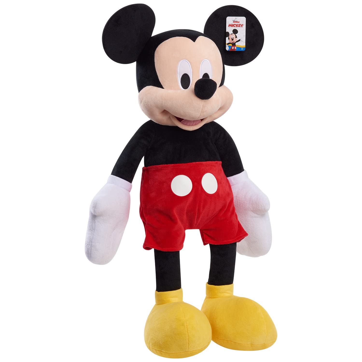 Disney Junior Mickey Mouse 40 Inch Giant Plush Mickey Mouse Stuffed ...
