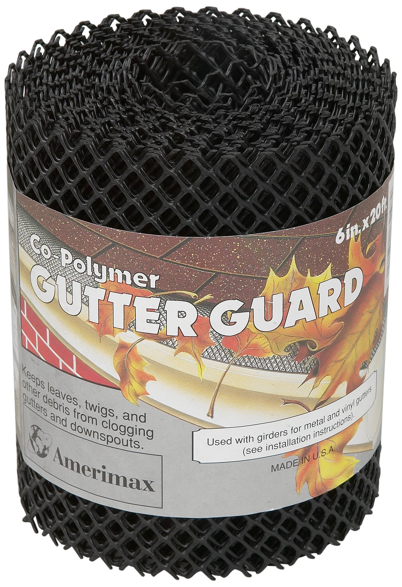 Flex-Drain 85198 Co-Polymer Gutter Guard Roll, 6-Inch x 20-Feet — 🛍️ ...