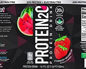 Protein2o 20g Whey Protein Isolate Infused Water Plus Electrolytes ...