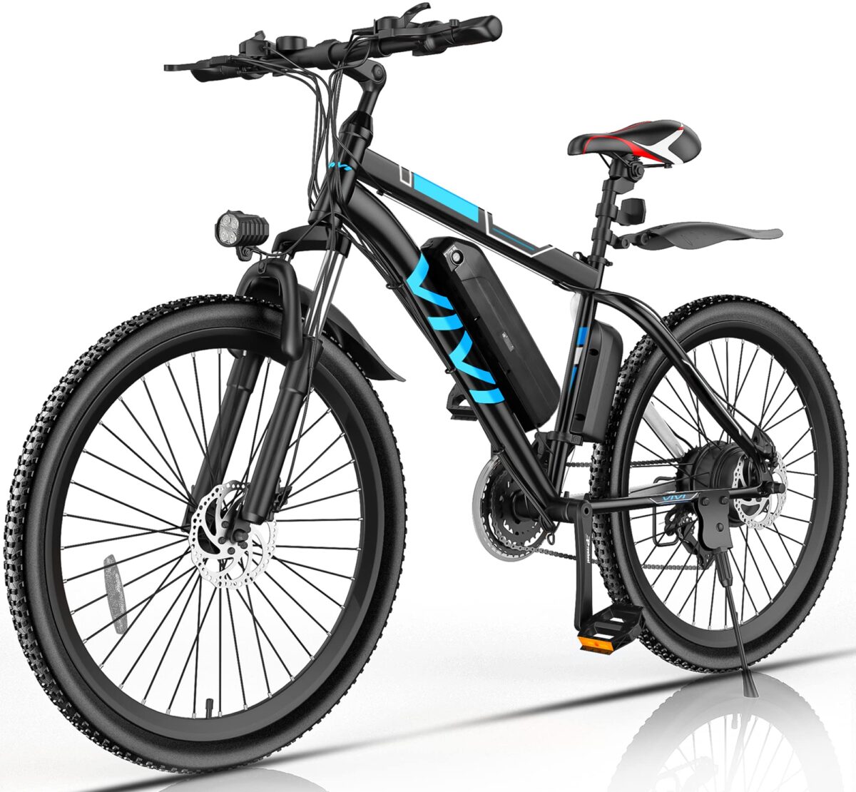 Vivi Electric Bike, 26/20 Inch Electric Bicycle for Adults, 500W E-Bike with 48V Removable ...