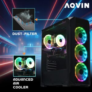 AQVIN Gaming Computer PC Desktop Intel i7 3.40 GHz, GeForce RTX 3060 ...