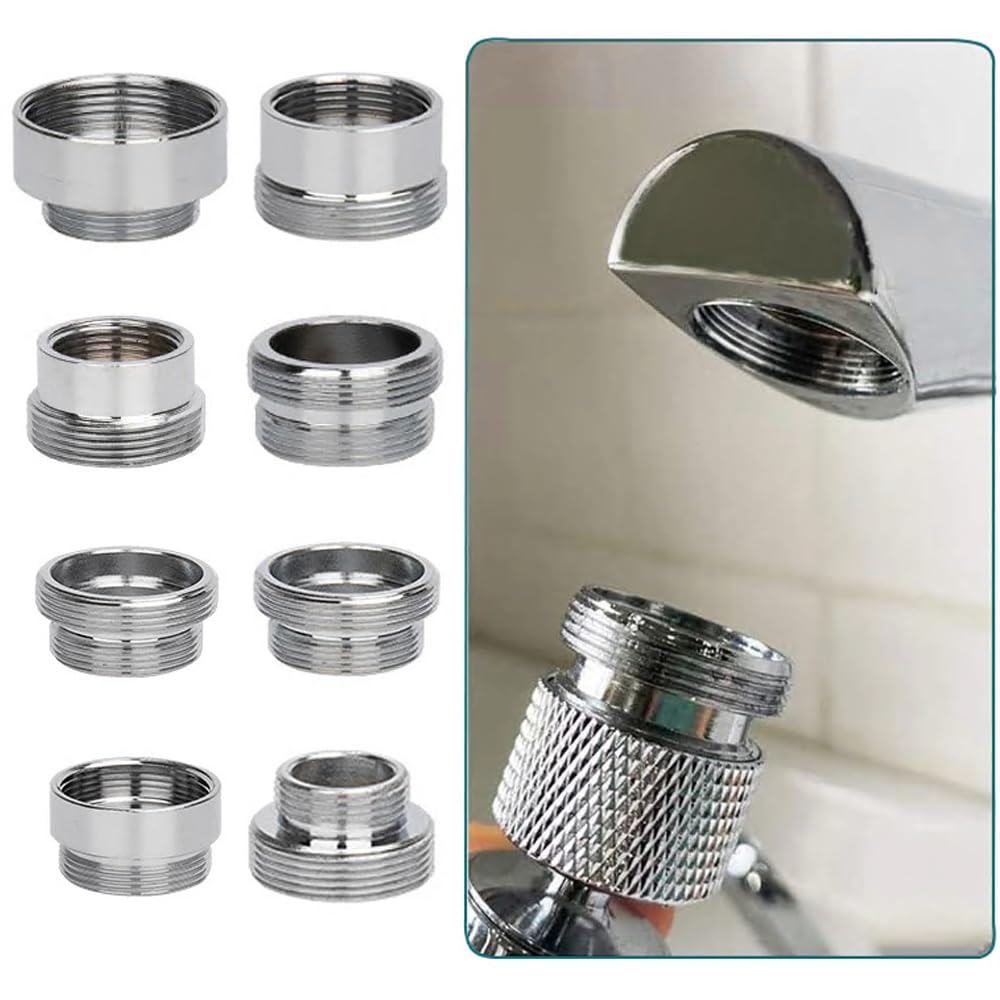 Faucet Water Aerator Adapter, Brass Tap Water Filter Aerator Connector ...