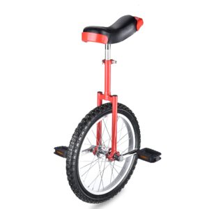 Astonishing RED 18 Inch In Mountain Bike Wheel Frame 18" Unicycle ...