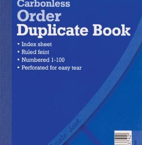 Silvine 8 x 5inch Carbonless Duplicate Order Book — 🛍️ The Retail Market